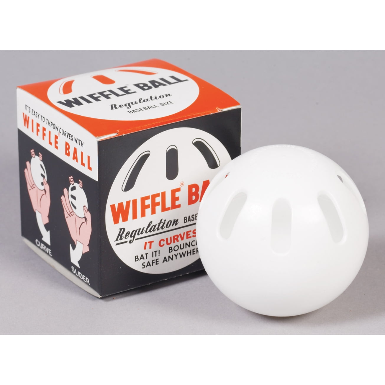 WIFFLE Wiffle Balls, Plastic, White, 9", Pack of 6 - Walmart.com