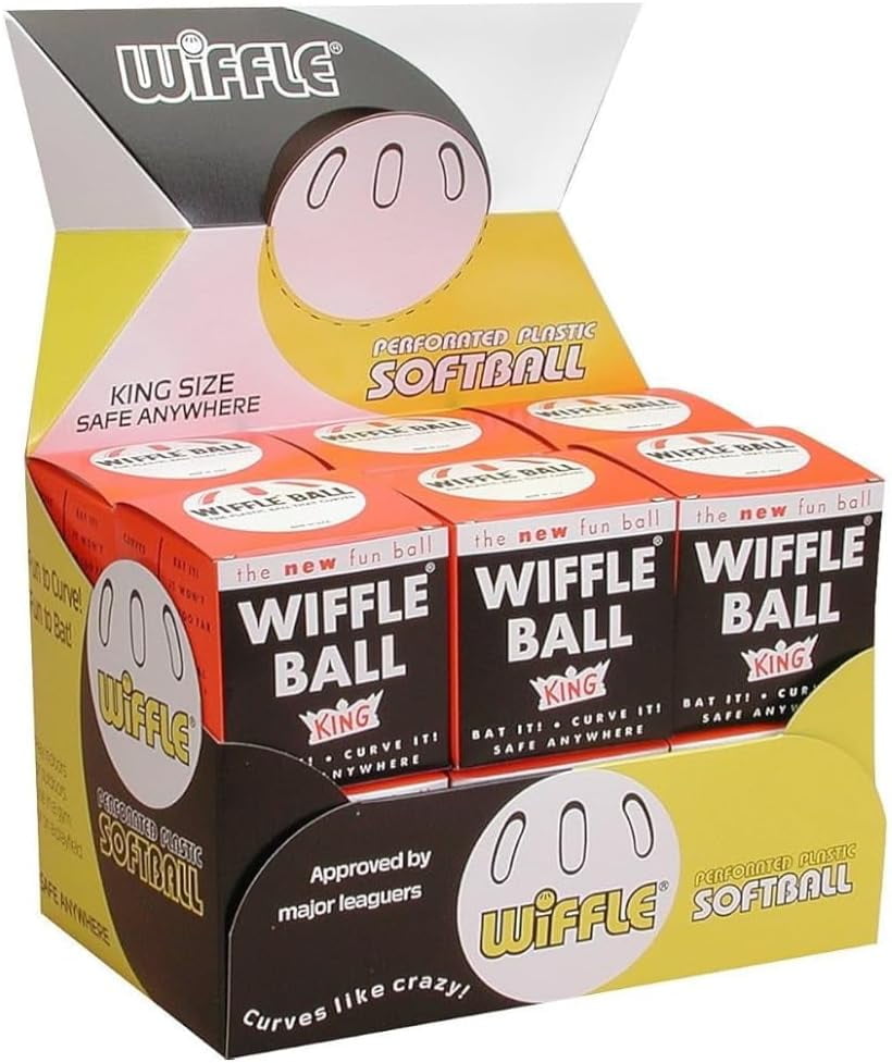 WIFFLE Original 12” Softballs (1 Dozen Balls in Counter Display Case ...