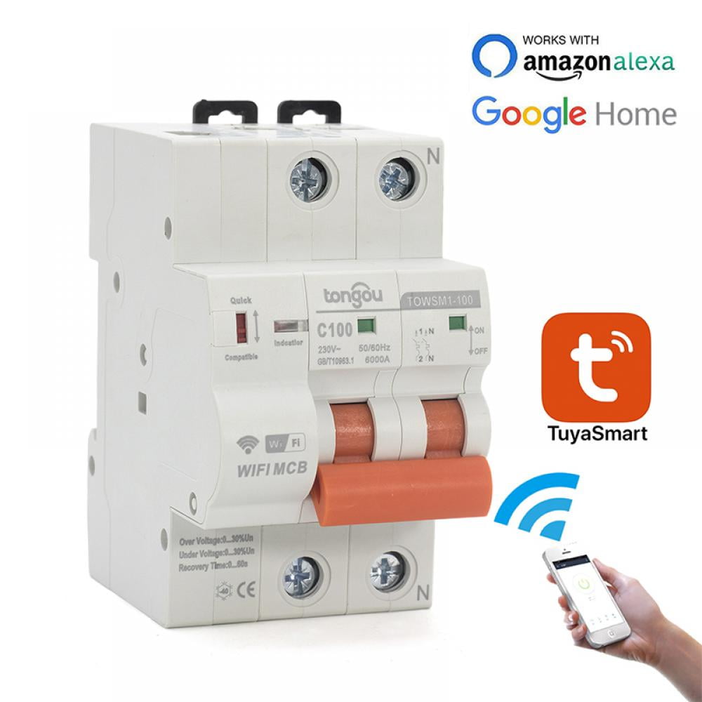 WIFI Circuit Breaker Timer Remote Control with Overload and Overvoltage ...