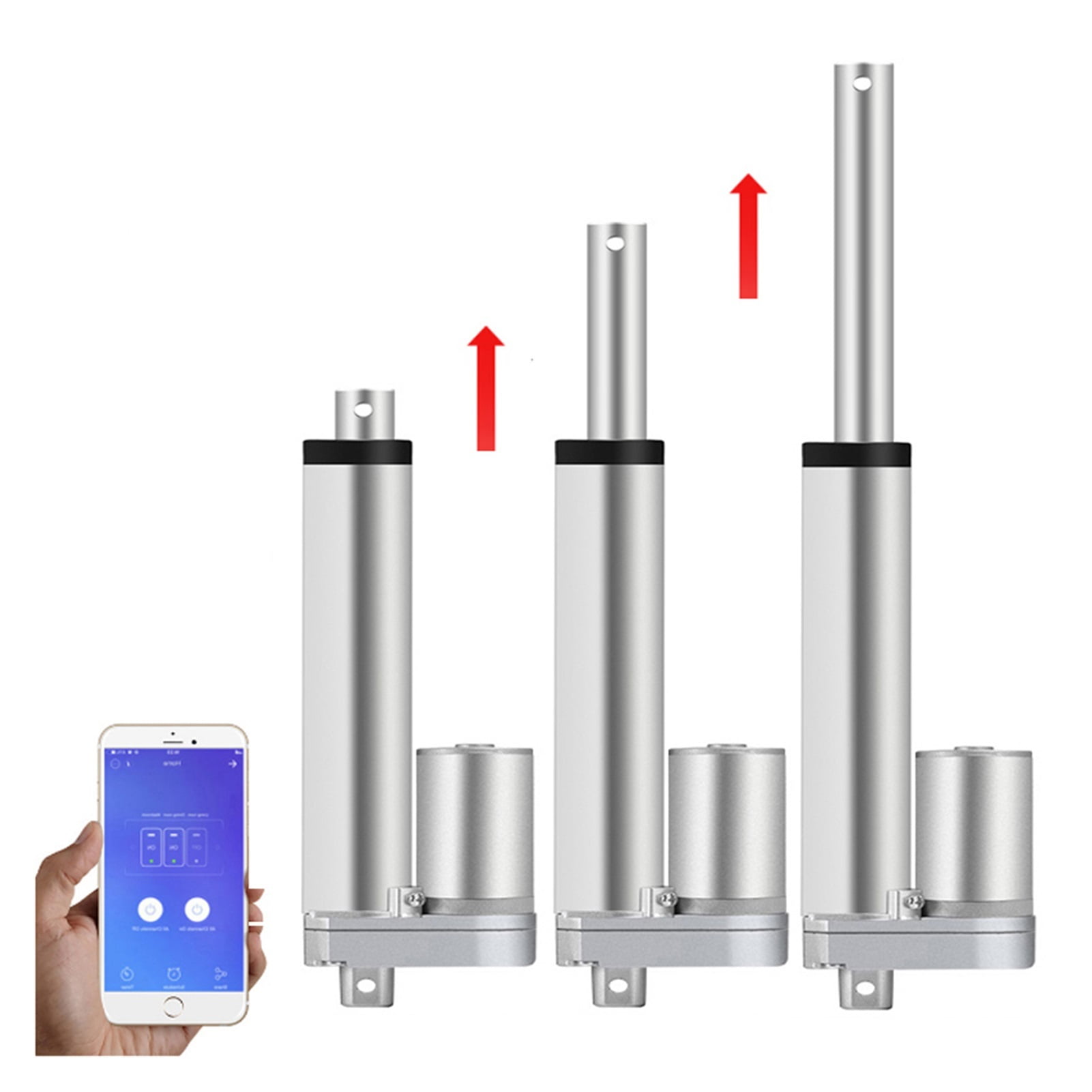WIFI Controller Linear Actuator 12V Power Supply Metal Gear Electric ...