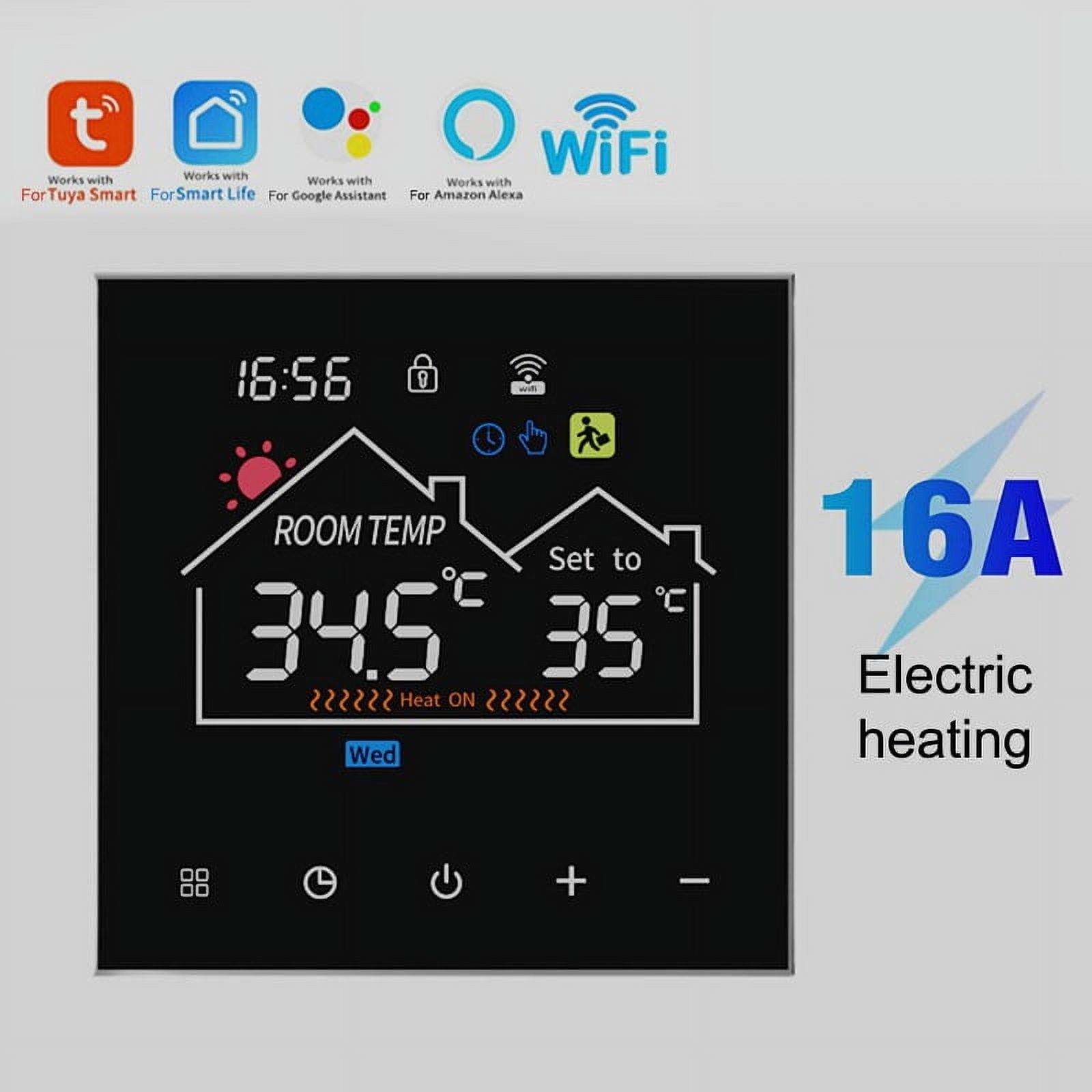 WIFI Smart Home Heater Controller with Easy to Read LCD Display ...