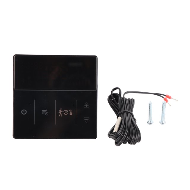 Wifi Thermostat Digital Touch Screen Phone App Voice Control Smart Thermostat For Home Hotel 90