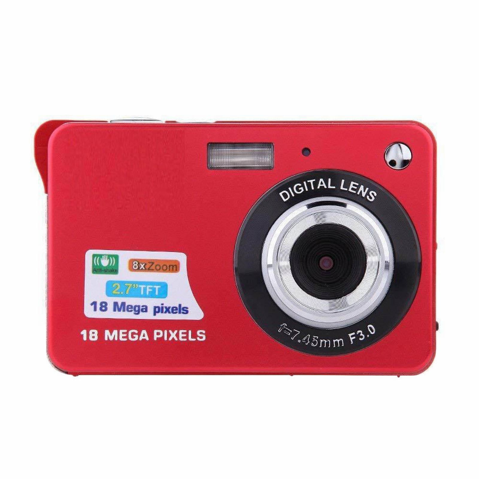 WIFKLSIIPG 18 Million Pixel Student Internet Camera High Definition Digital Camera(Red ...