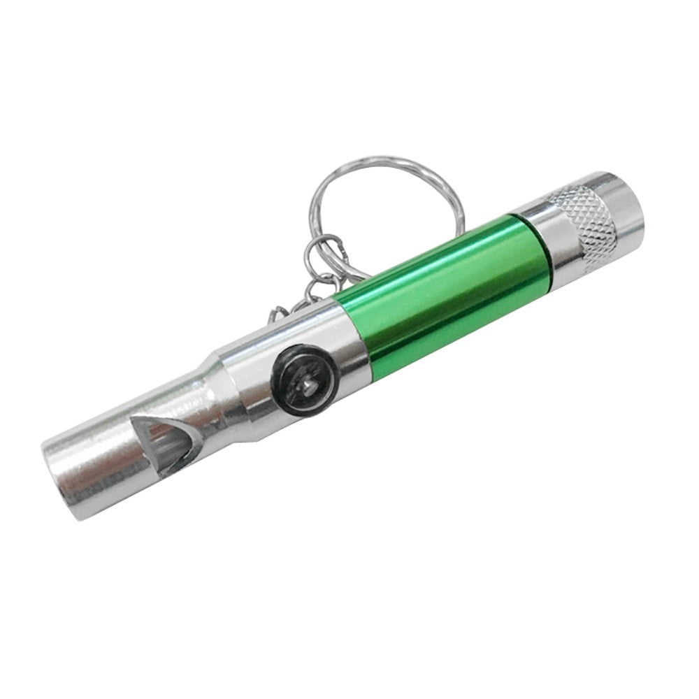 WIFKLSIIPG 3 in 1 Keychain Flashlight Compass Whistle Camping Survival Hiking Tool(Green ...