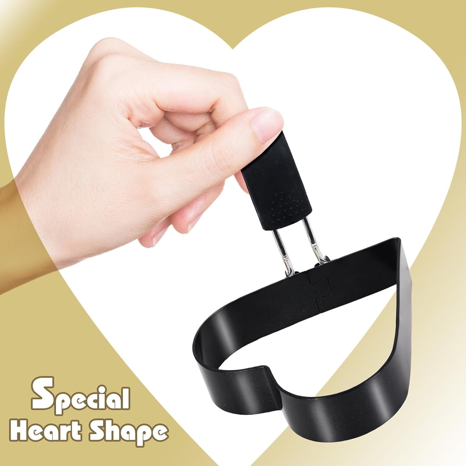 WIFKLSIIPG 4 Types Stainless Steel Frying Egg Breakfast Egg Pancake ...