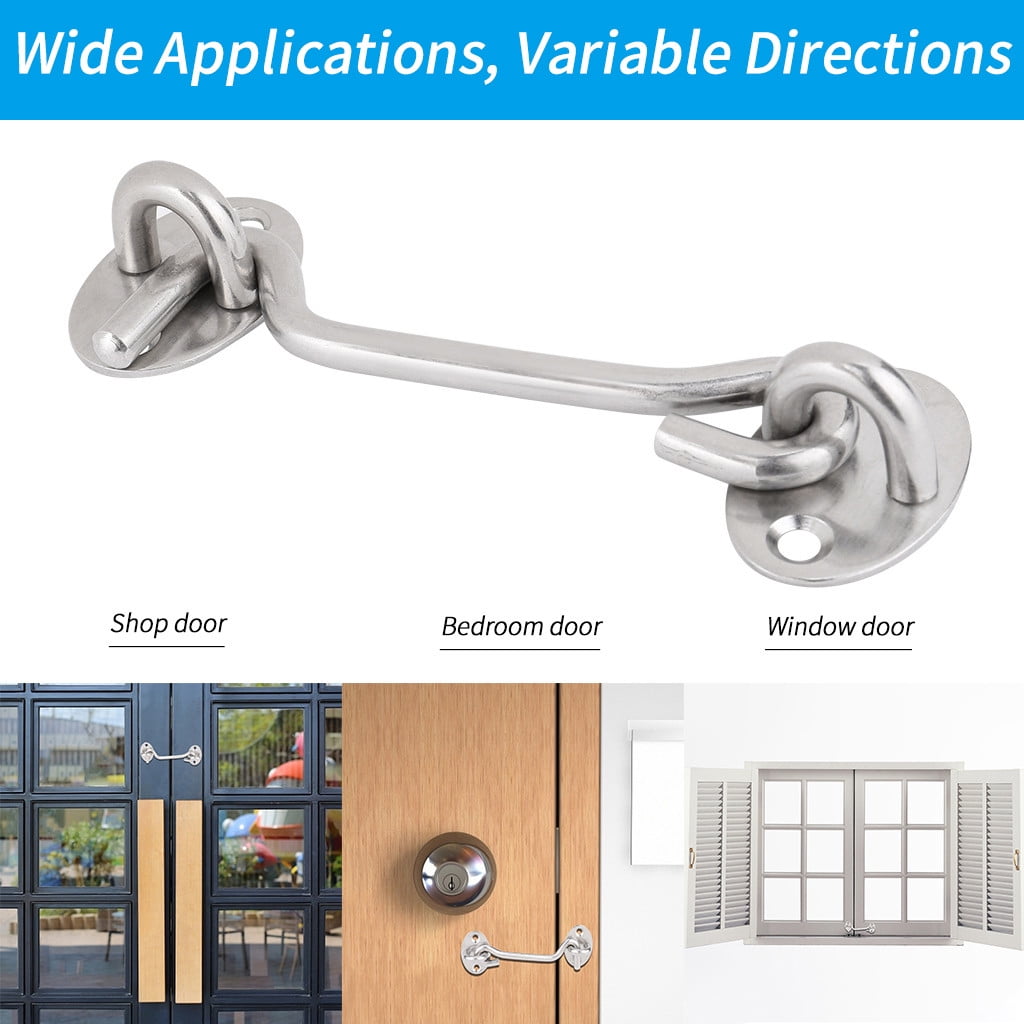 WIFKLSIIPG Barn Door Lock Heavy Duty Solid Thicken Stainless Steel Gate ...