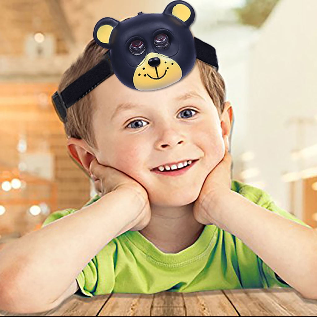 WIFKLSIIPG Child's Children Kid Novelty Animal Flash LED Head Light ...