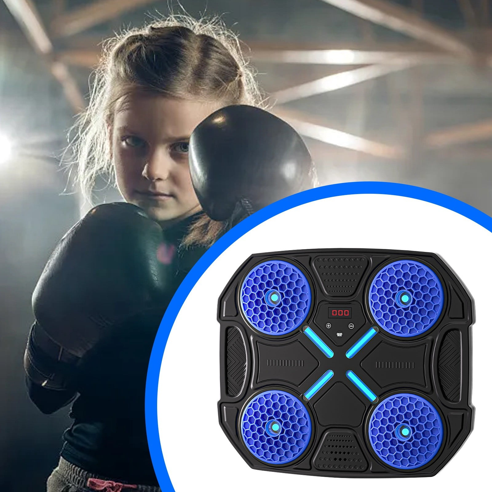 WIFKLSIIPG Children's Music Boxing Machine Wall Mounted Smart Boxing ...