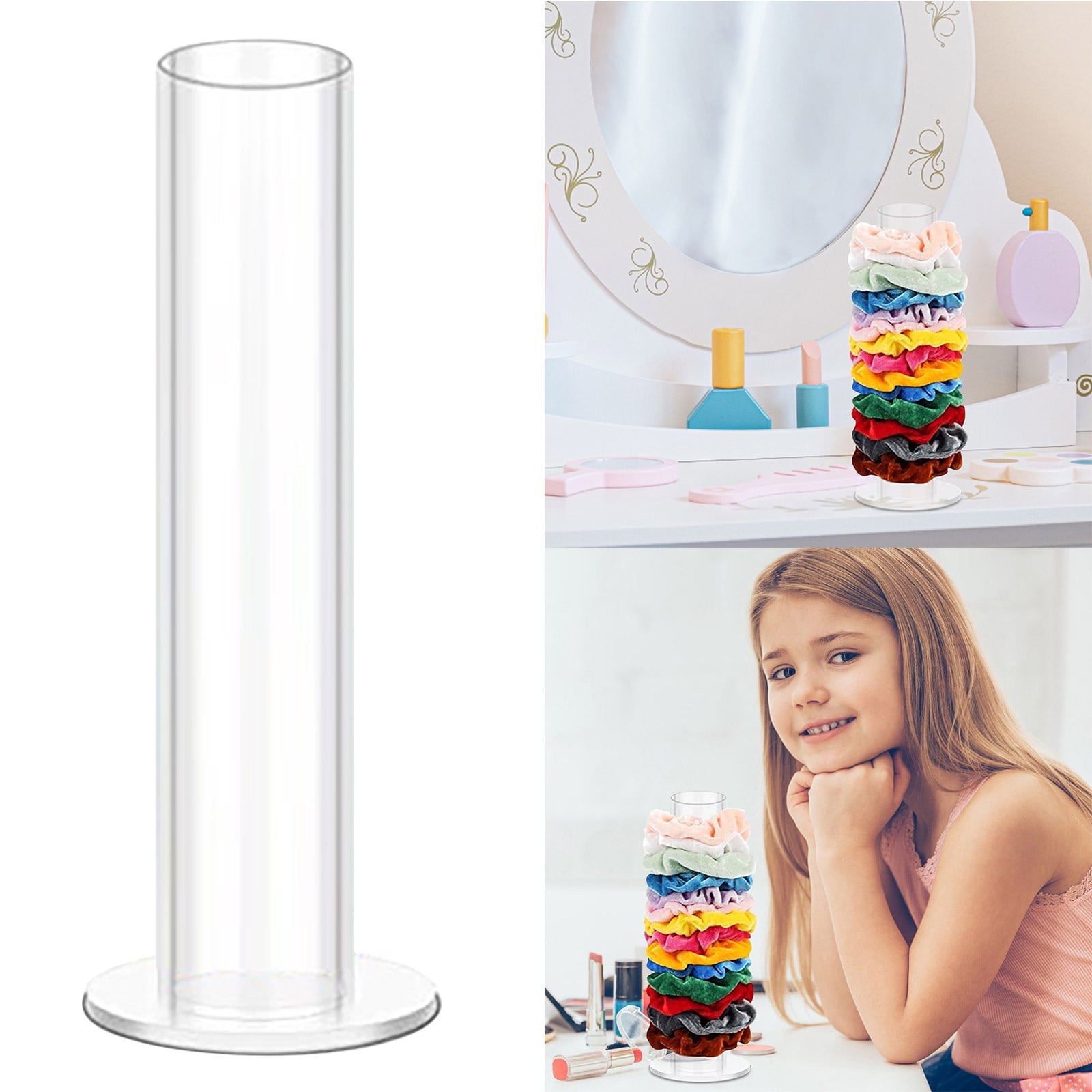 WIFKLSIIPG Clip Holder Seat Bracelet Rope Display Stand Band Hair Head ...