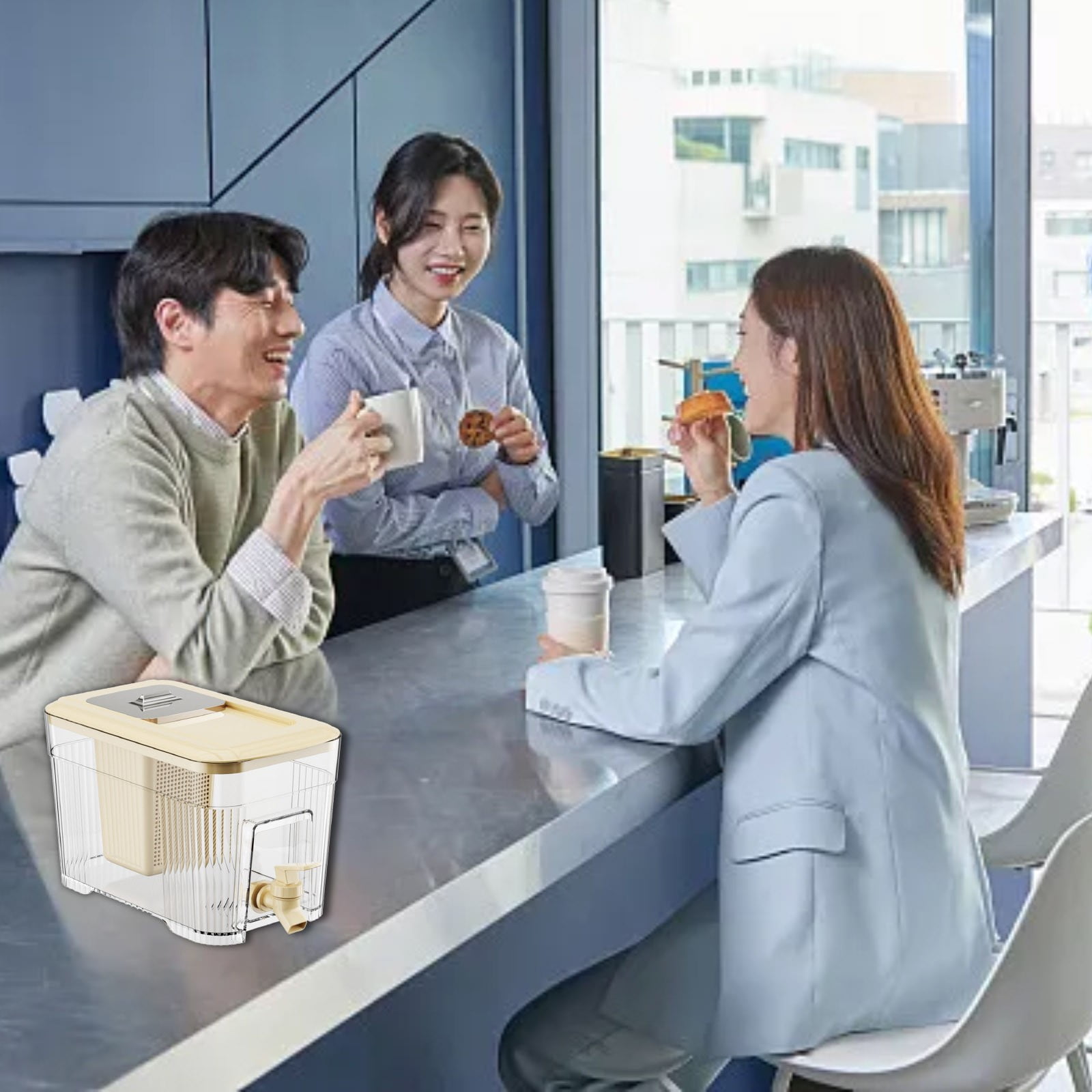 WIFKLSIIPG Cold Kettle with Tap Large Capacity Refrigerator Fruit Tea ...