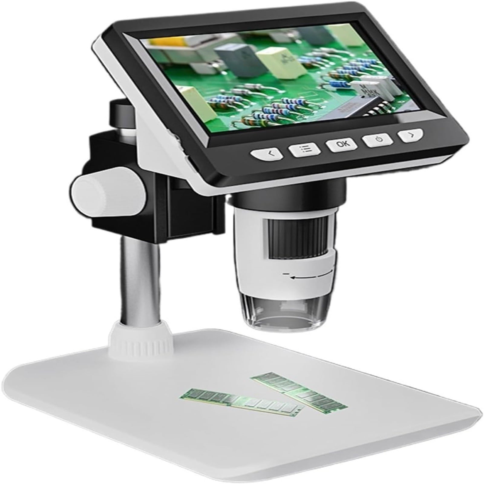 WIFKLSIIPG Digital 4.3 inch IPS Screen 1080P 50 1000X Magnification ...