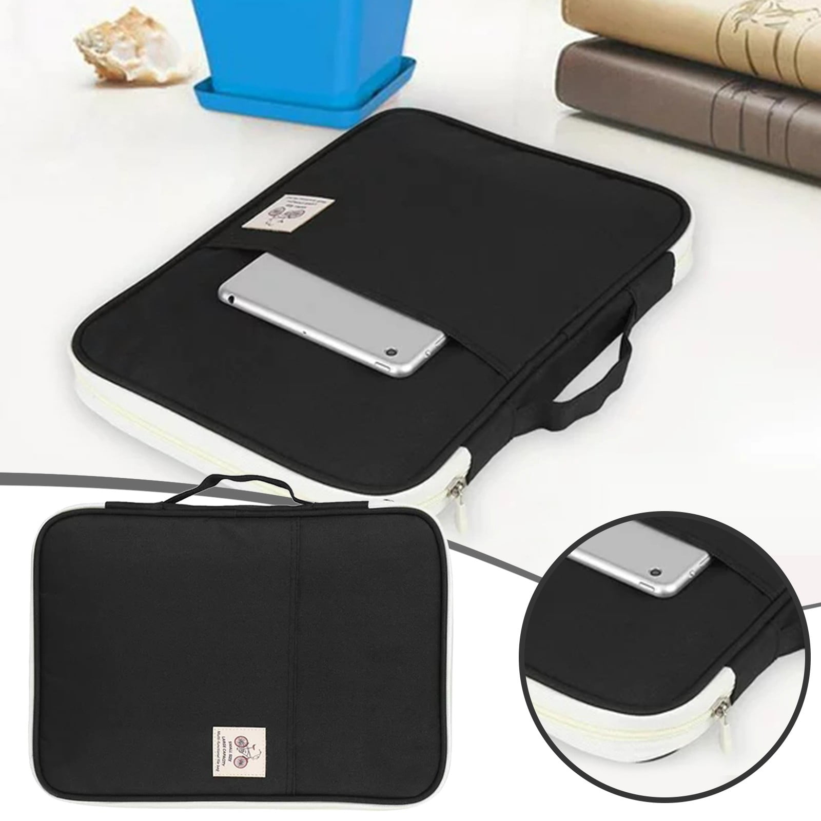 WIFKLSIIPG Document Case A4 Document Bag File Folder Portfolio ...