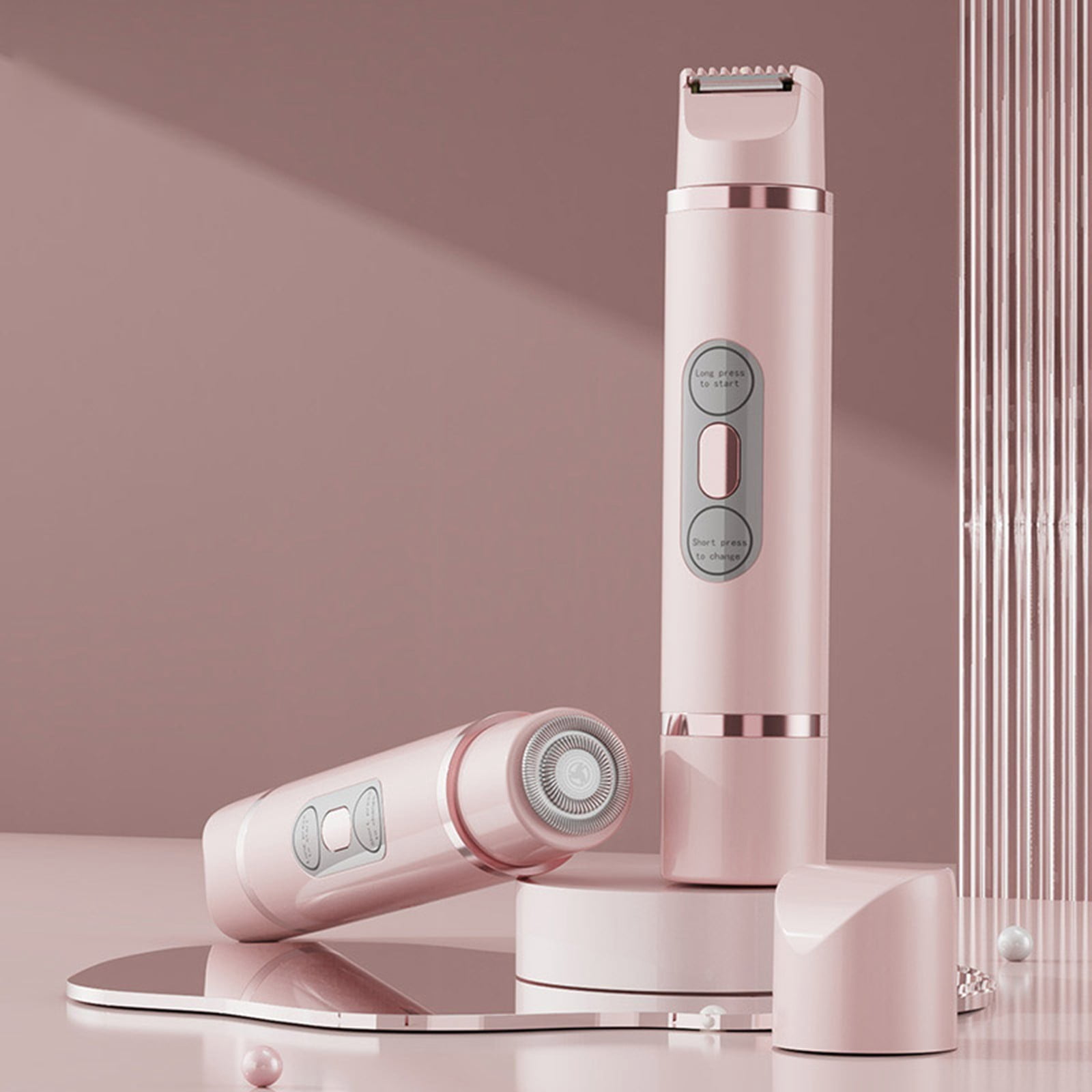 WIFKLSIIPG Double Head Shaver Adjustable Female Private Hair Removal ...