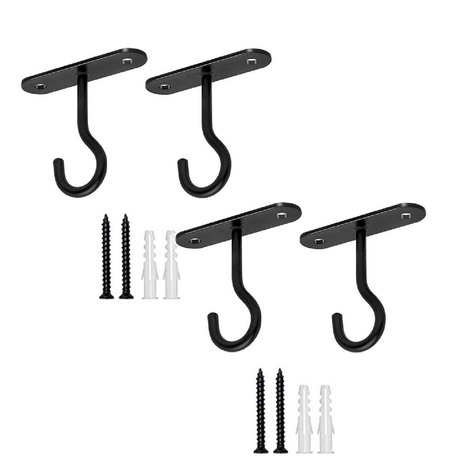 WIFKLSIIPG Hooks for Hanging 4 Packs Square Wall Mount Lamp Hanger ...