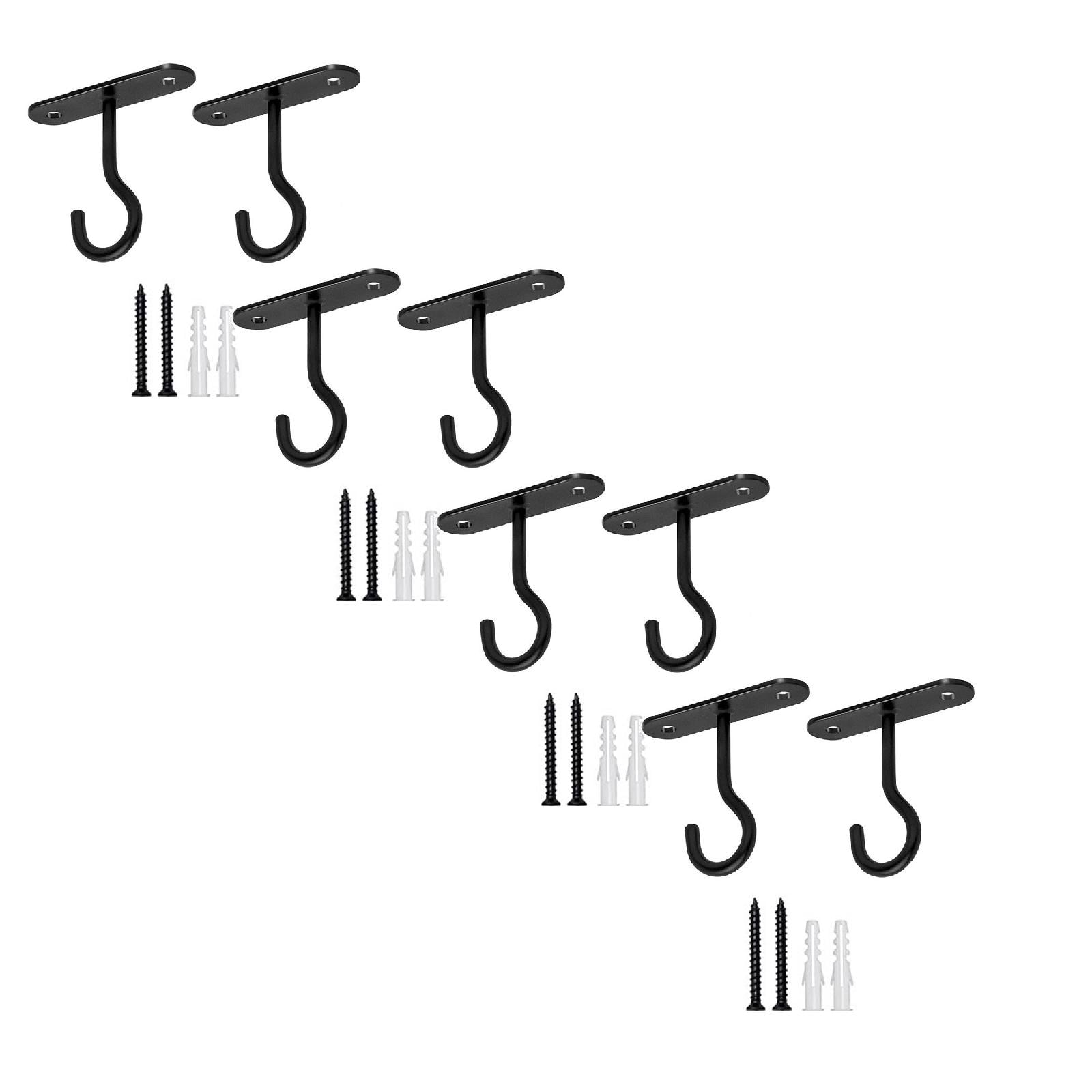 WIFKLSIIPG Hooks for Hanging 8 Packs Square Wall Mount Lamp Hanger ...