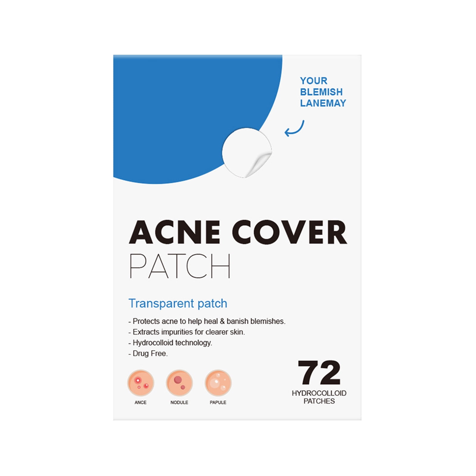 WIFKLSIIPG Hydrocolloid Pimple Patch for Covering Zits and Blemishes ...