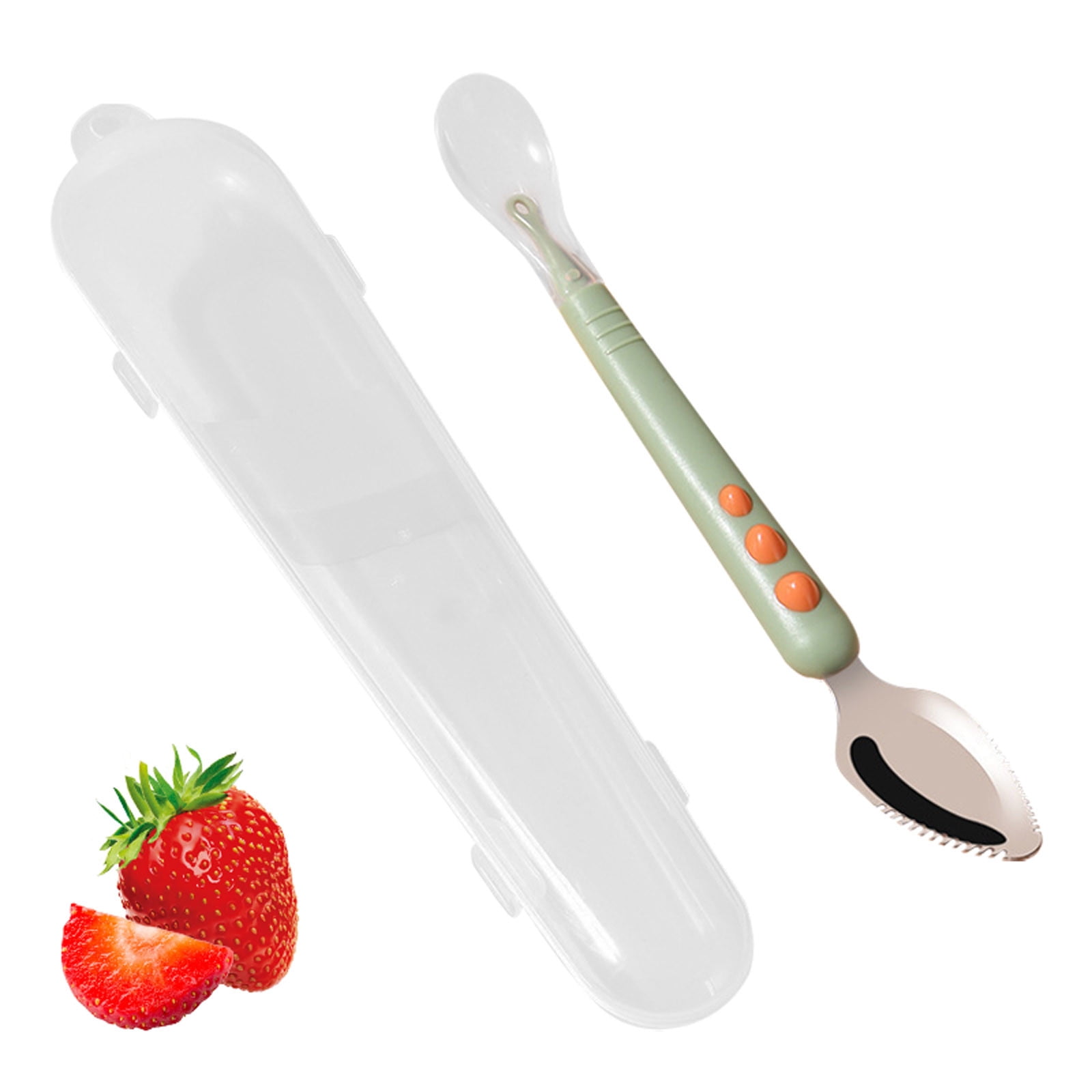 WIFKLSIIPG Lightweight Mud Silicone Puree Scrapping Spoons Scraping ...