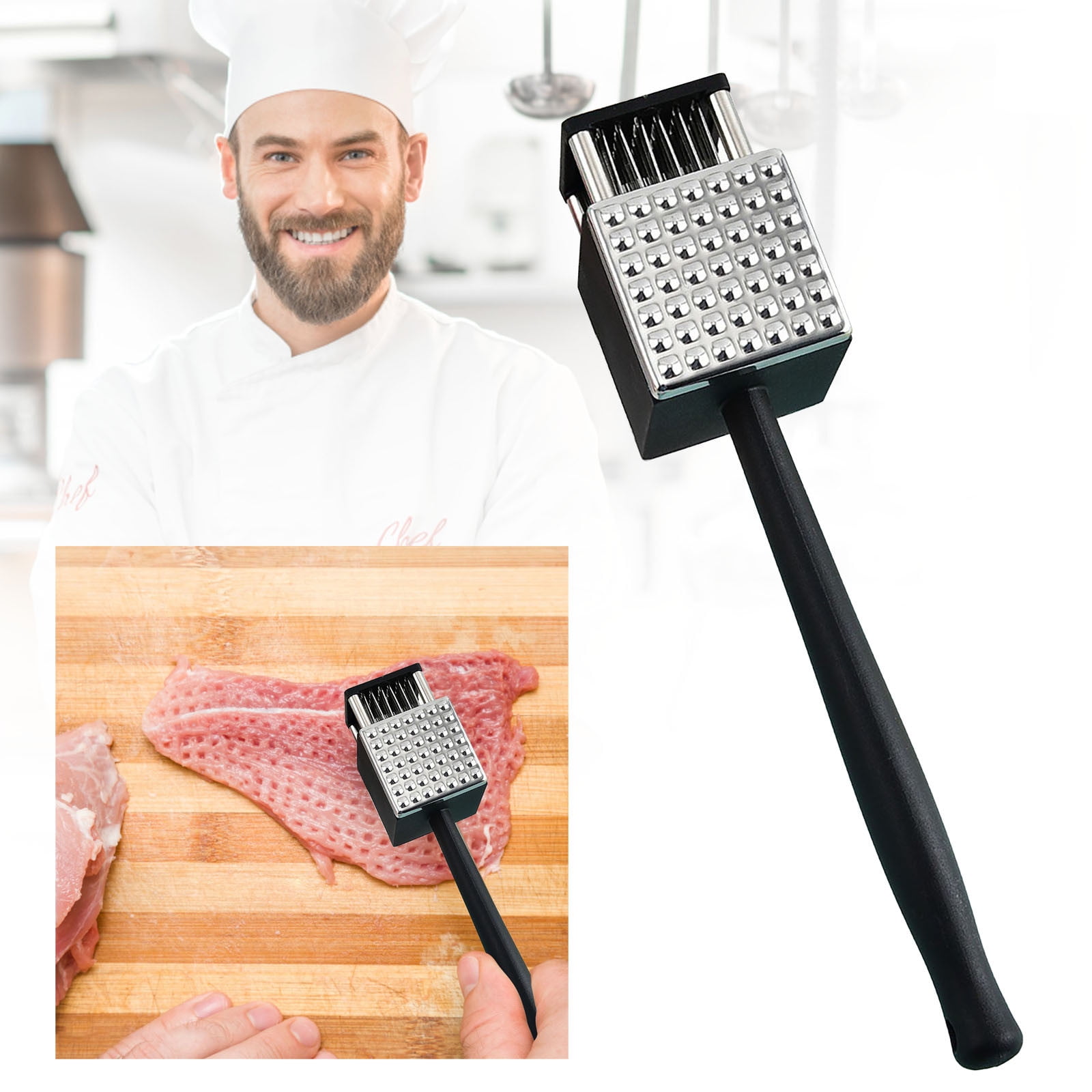 WIFKLSIIPG Meat with Comfortable Grip Handle Side Mallet for Kitchen ...