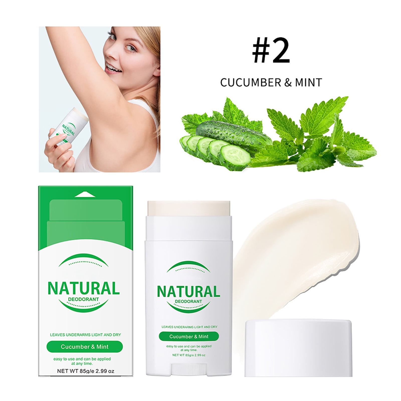 WIFKLSIIPG Natural Refreshing Underarm Fragrance Odor and ...