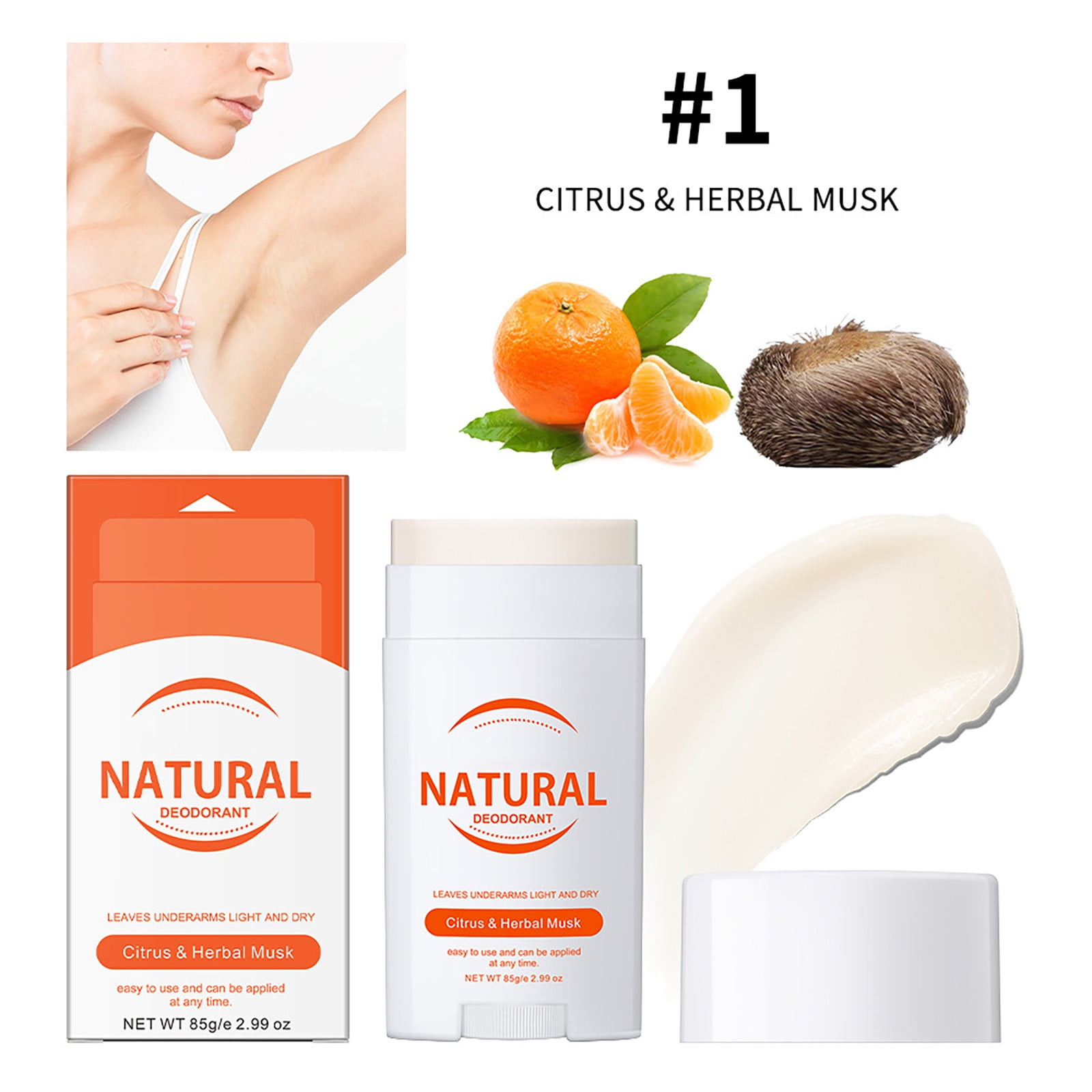 WIFKLSIIPG Natural Refreshing Underarm Fragrance Odor and ...