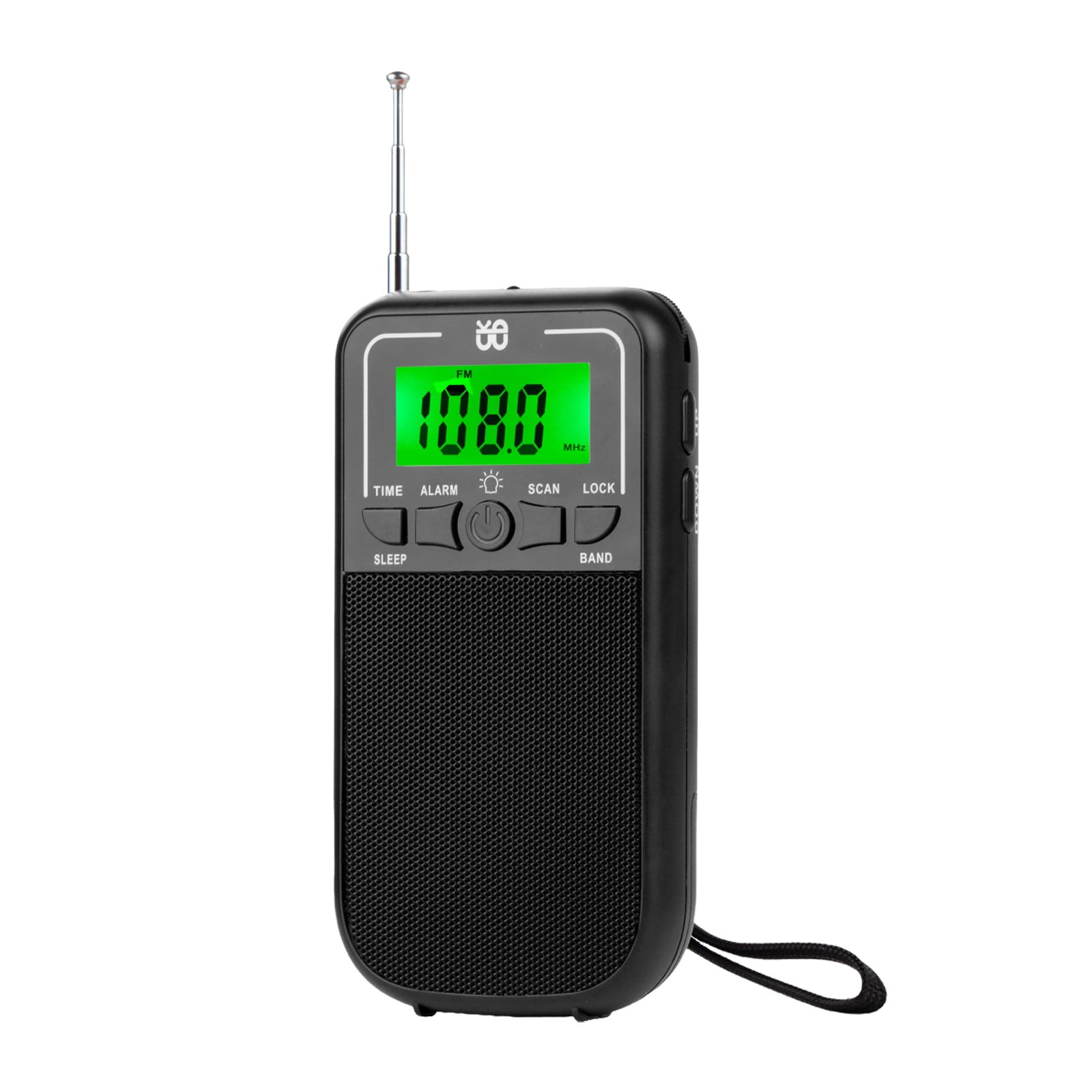 WIFKLSIIPG New Portable FM/AM/SW Mul Ti Ba Nd High Sensitivity Clock ...