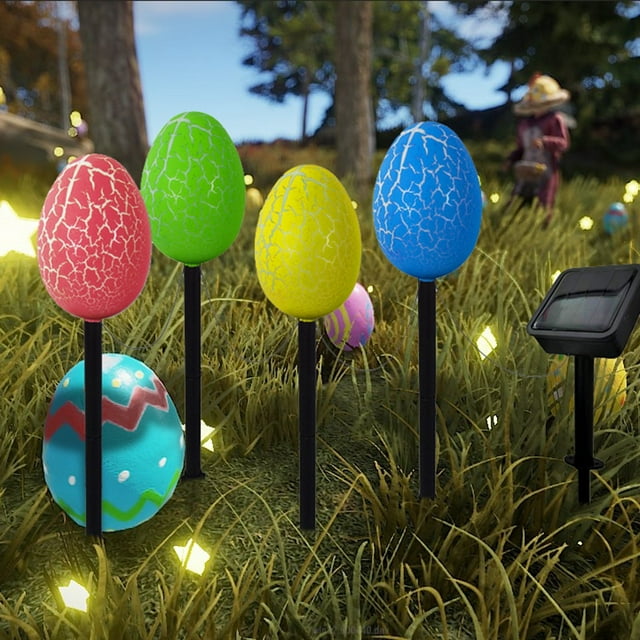 WIFKLSIIPG Outdoor Solar Easter Egg Courtyard Decoration Ambient Light ... WIFKLSIIPG Outdoor Solar Easter Egg Courtyard Decoration Ambient Light ...