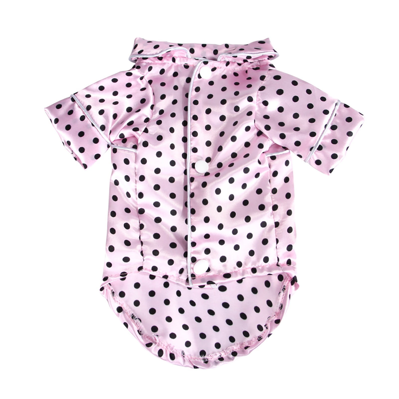 WIFKLSIIPG Pet Solid Color Pajamas Dog Clothes Homewear Teddy Puppies ...