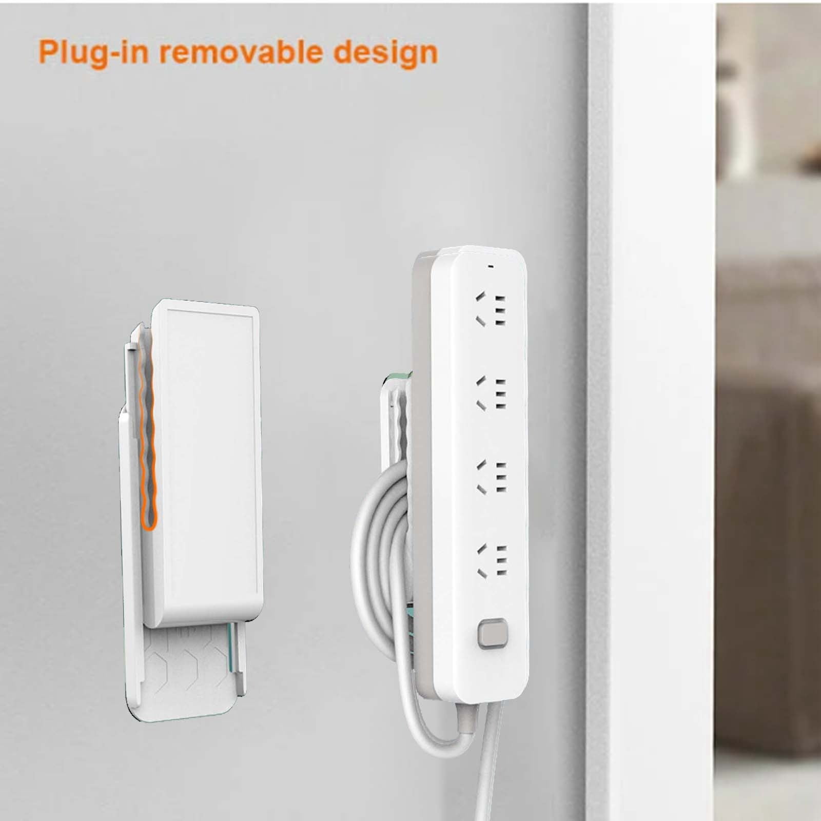 WIFKLSIIPG Plug Holder Punch Storage Rack Router Socket Plug in Cable ...