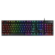 HK GAMING Wired GK61 61 Key LED Gaming Keyboard | RGB Backlit (White ...