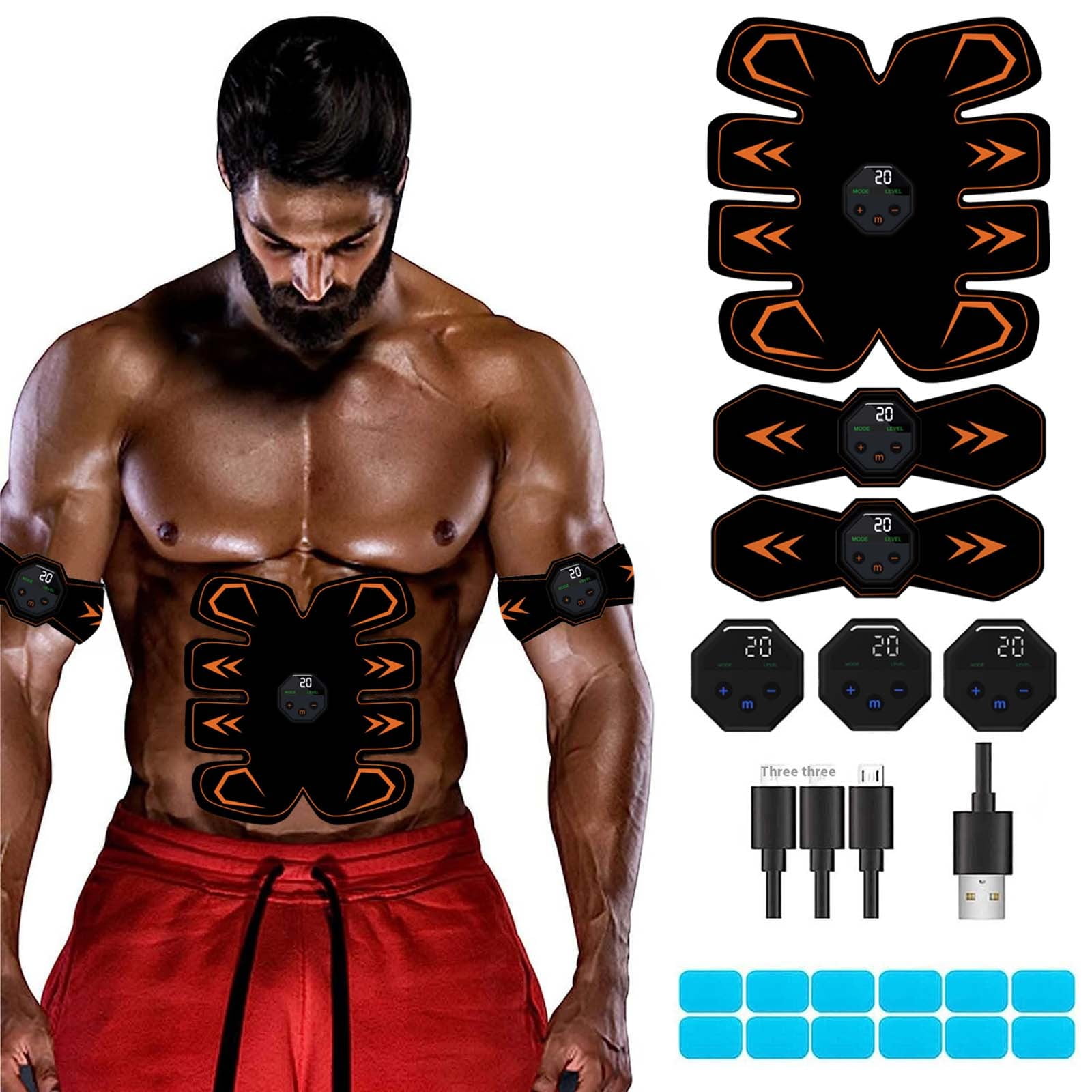 WIFKLSIIPG Smart Abdominal Trainer Fitness for Core Strength Six Pack ...