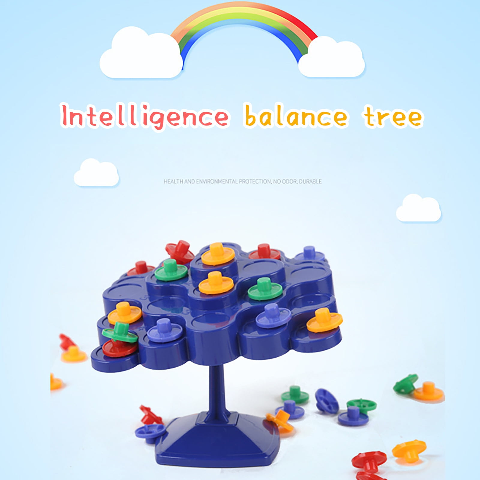WIFKLSIIPG Stackable Balance Tree Toy,Brain Games Balance Educational ...