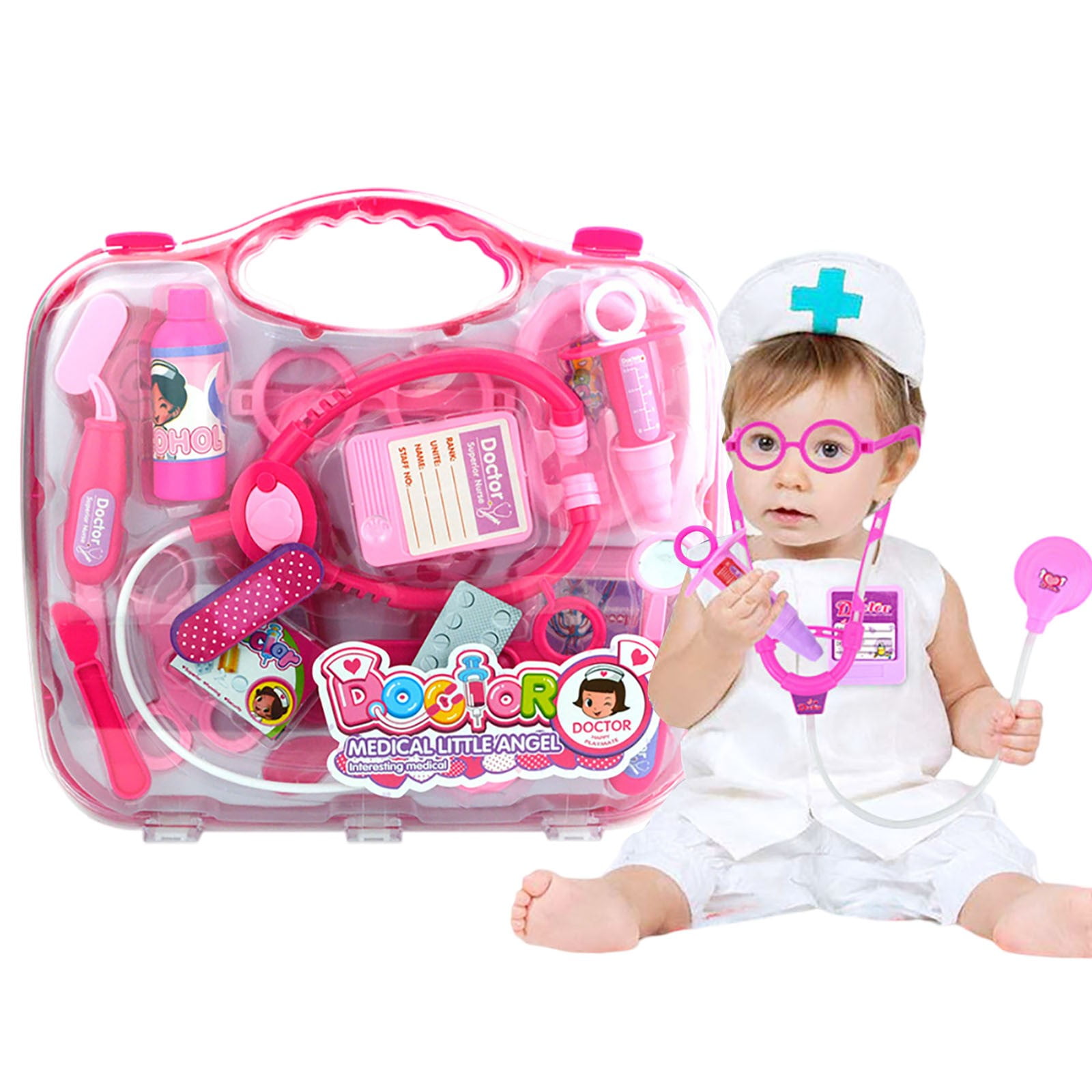 WIFKLSIIPG Toys for Boys 6-8 Kid's Doctor Toy Set with Carry on ...