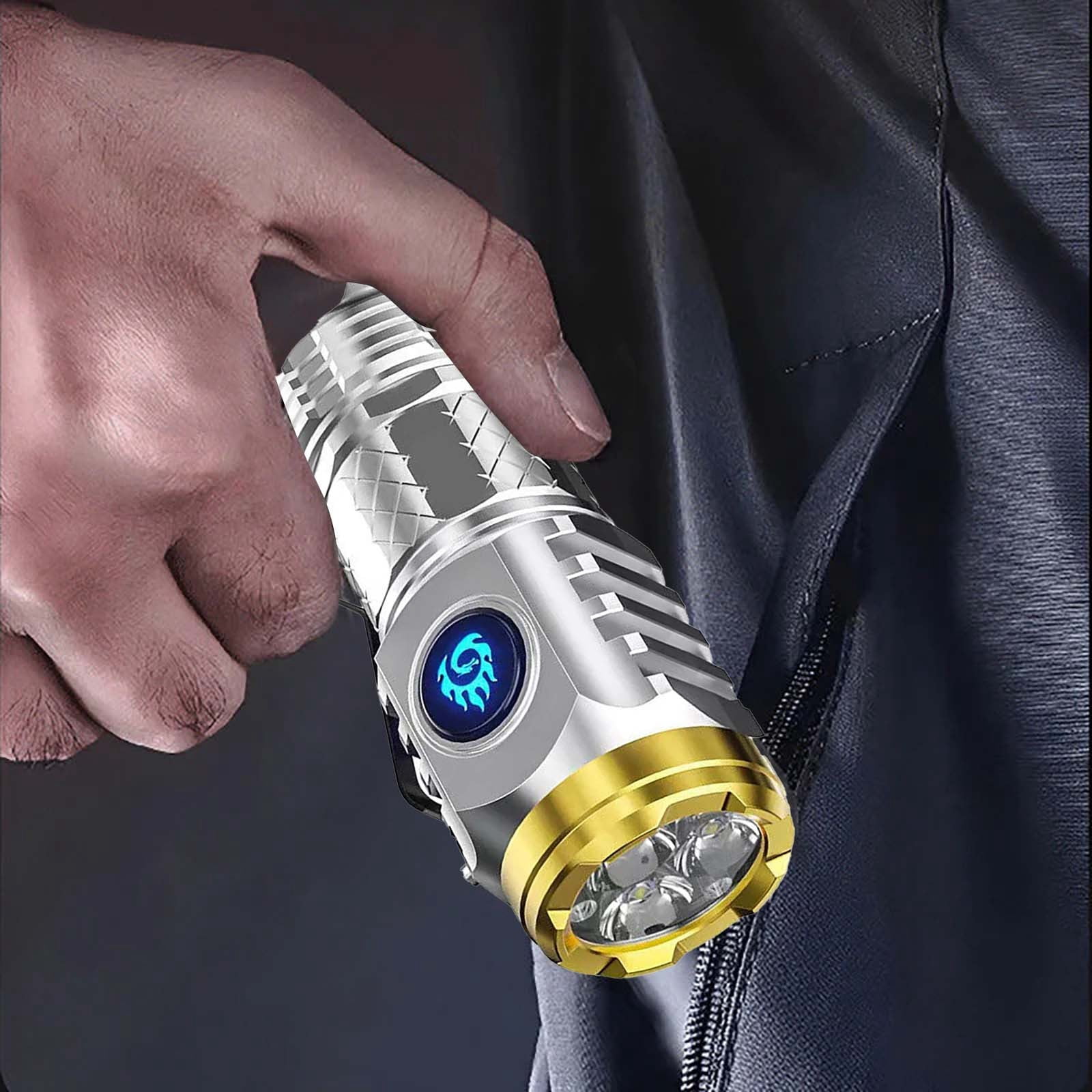 WIFKLSIIPG White Strong Light Ultra Bright Home Rechargeable Outdoor ...