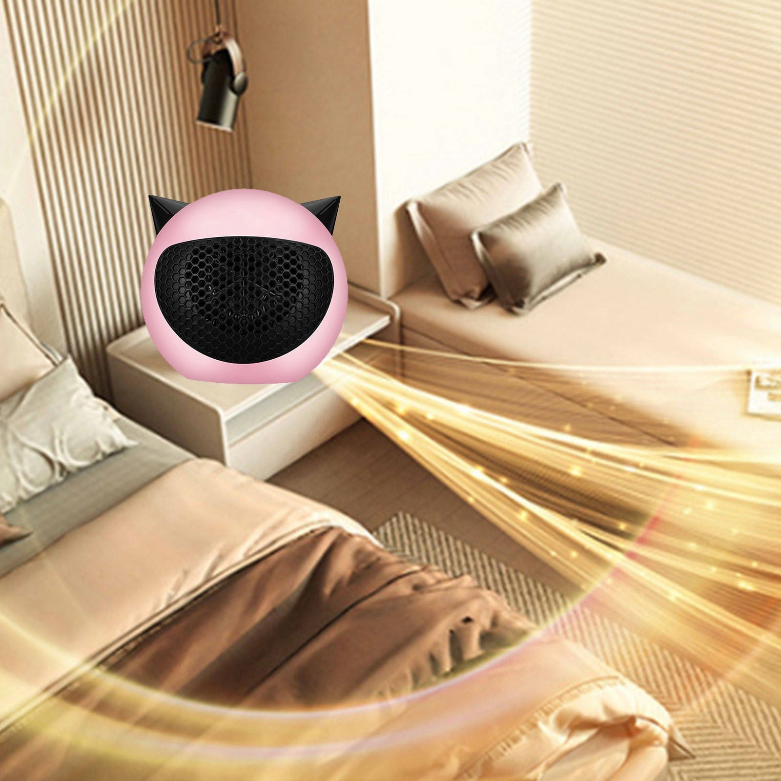 WIFKLSIIPG Winter Small Portable Little Heater Home Desktop Heater ...