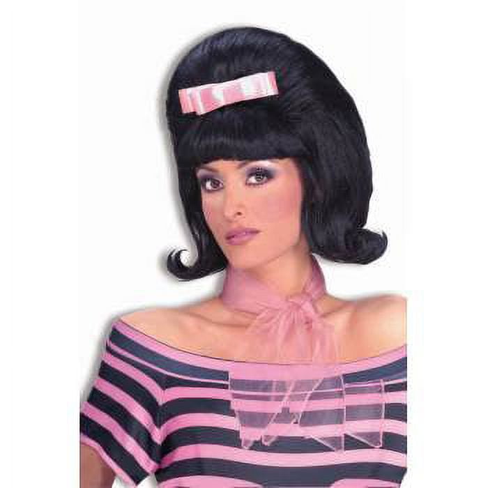 WIG-50'S BOUFFANT-BLACK - Walmart.com