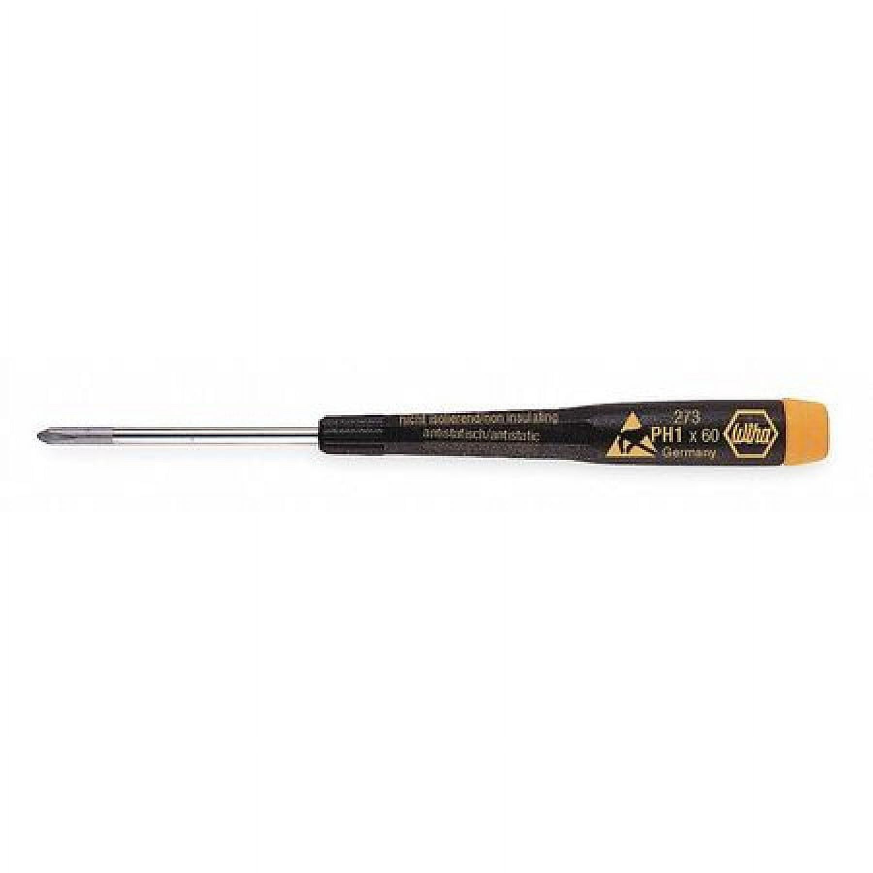 Wiha Tools Steel Precision Screwdriver with 1-5/8" Shank and #00 ...