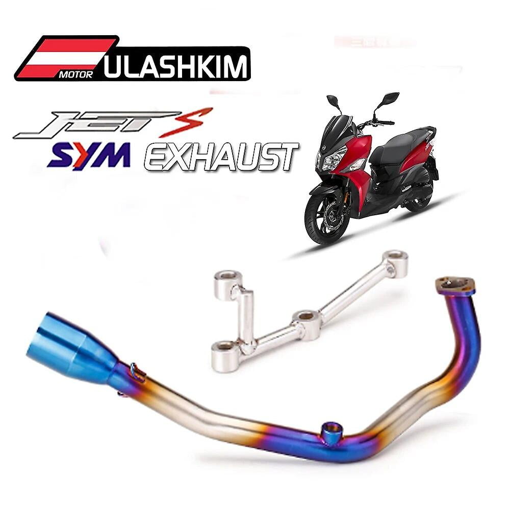 WIHE Full System Motorcycle Exhaust Sym Jets 125 Full Set Modify ...
