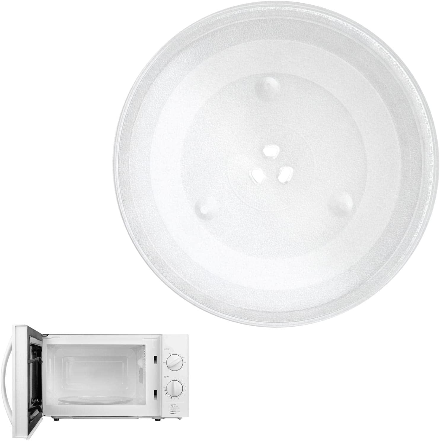 WIHE Microwave Glass Turntable, 27cm Y-Shaped Microwave Glass ...