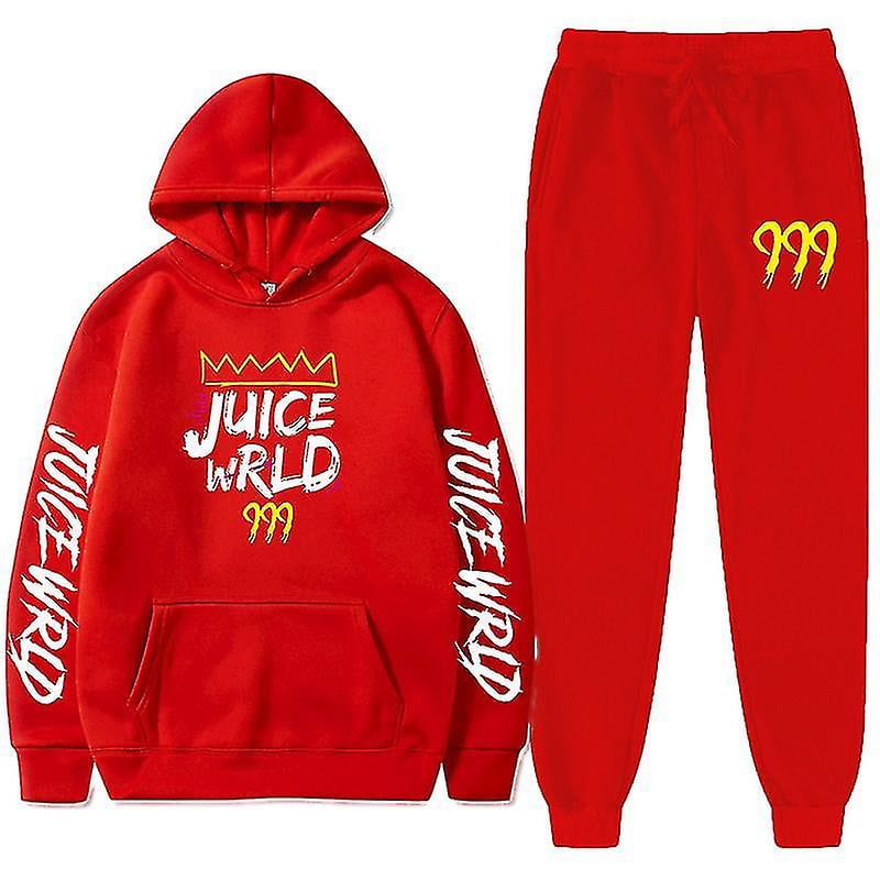 WIHE New Juice Hoodie Suit Sweatshirt + Jogging Pants Juice Wrld Juice ...
