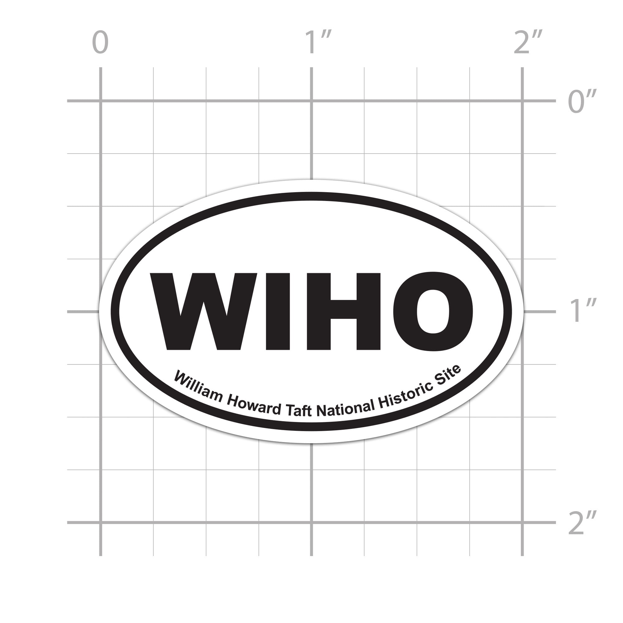 WIHO William Howard Taft National Historic Site Sticker for water ...