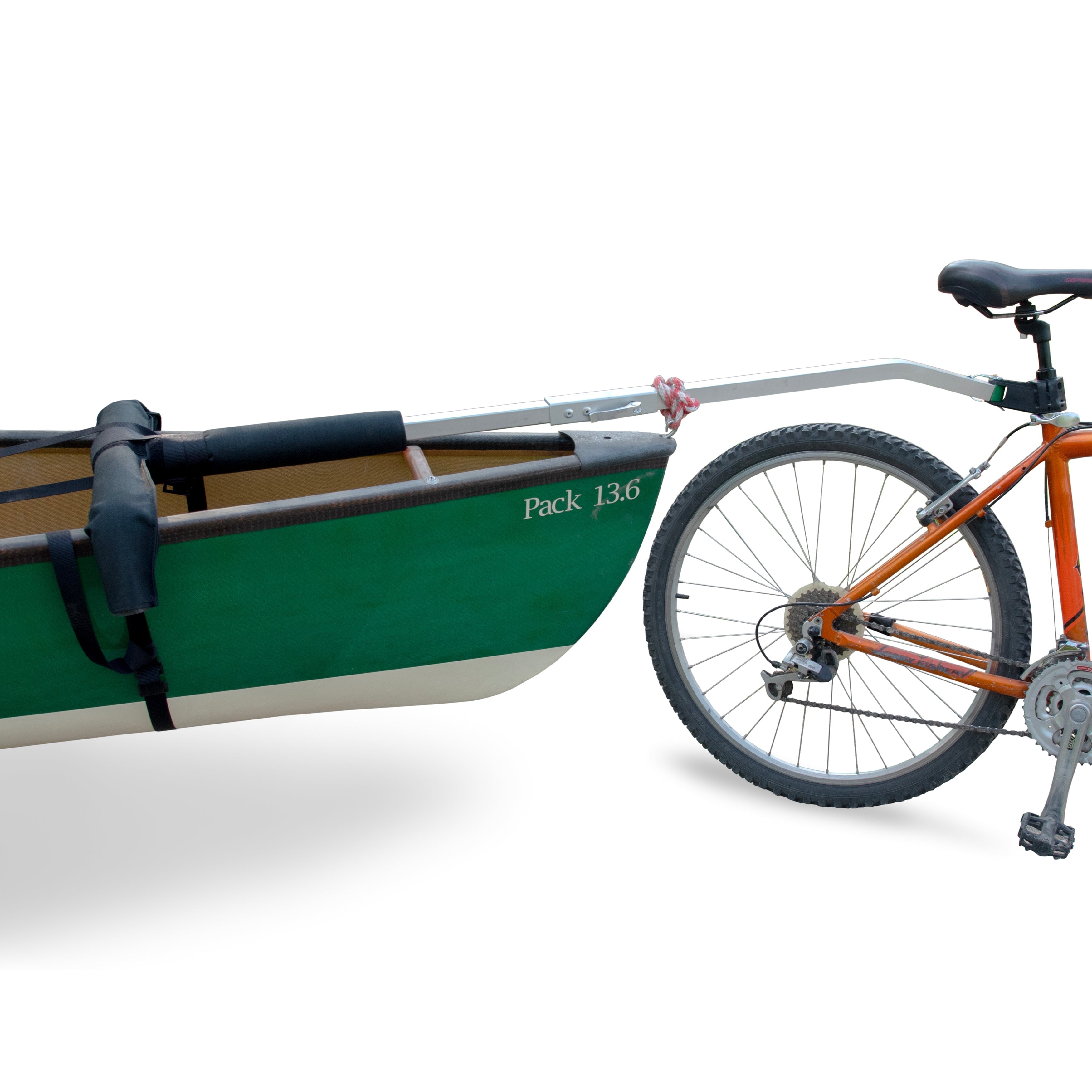 WIKE Towing Tee Bicycle Tow Attachment for Canoes, Kayaks, Small ...