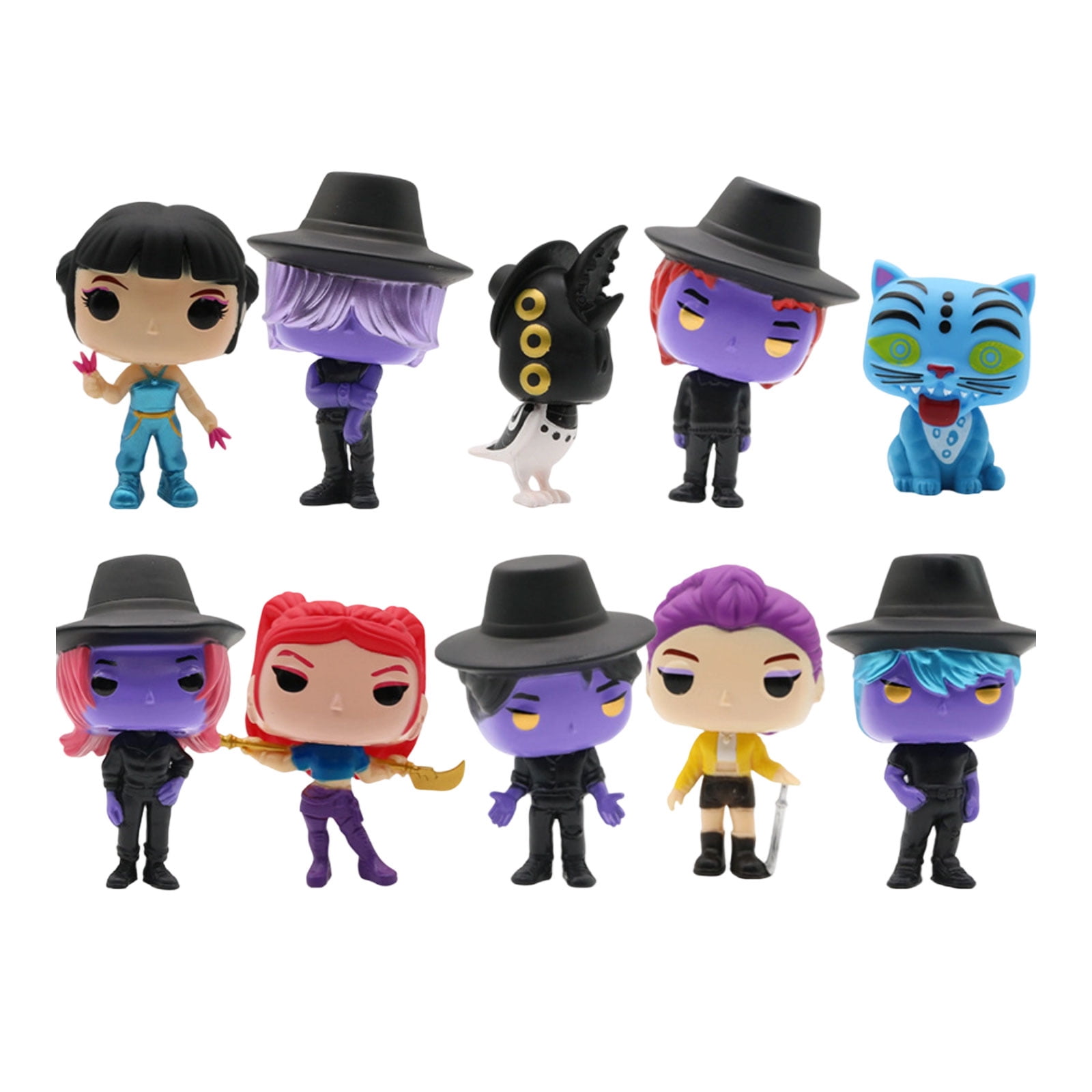 WIKII 4 Inch Cute K-Pop Chibi- Figurines And Toys Are Perfect For ...