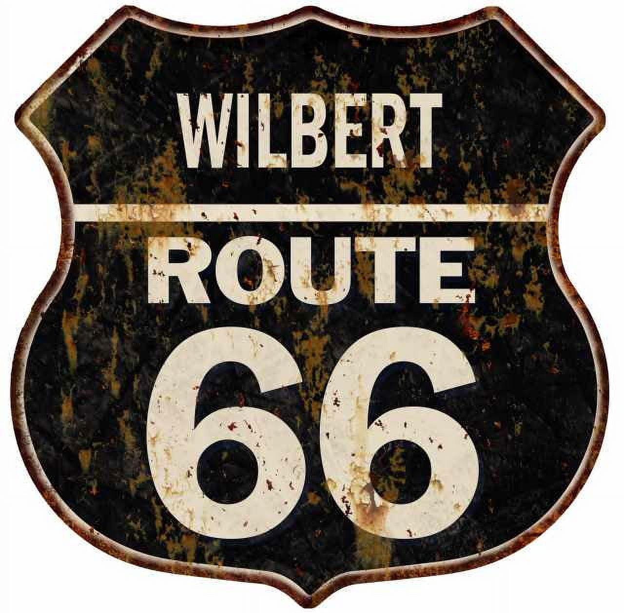 WILBERT Route 66 Sign Shield Metal Gift Man Cave Gift 211110004453 ...