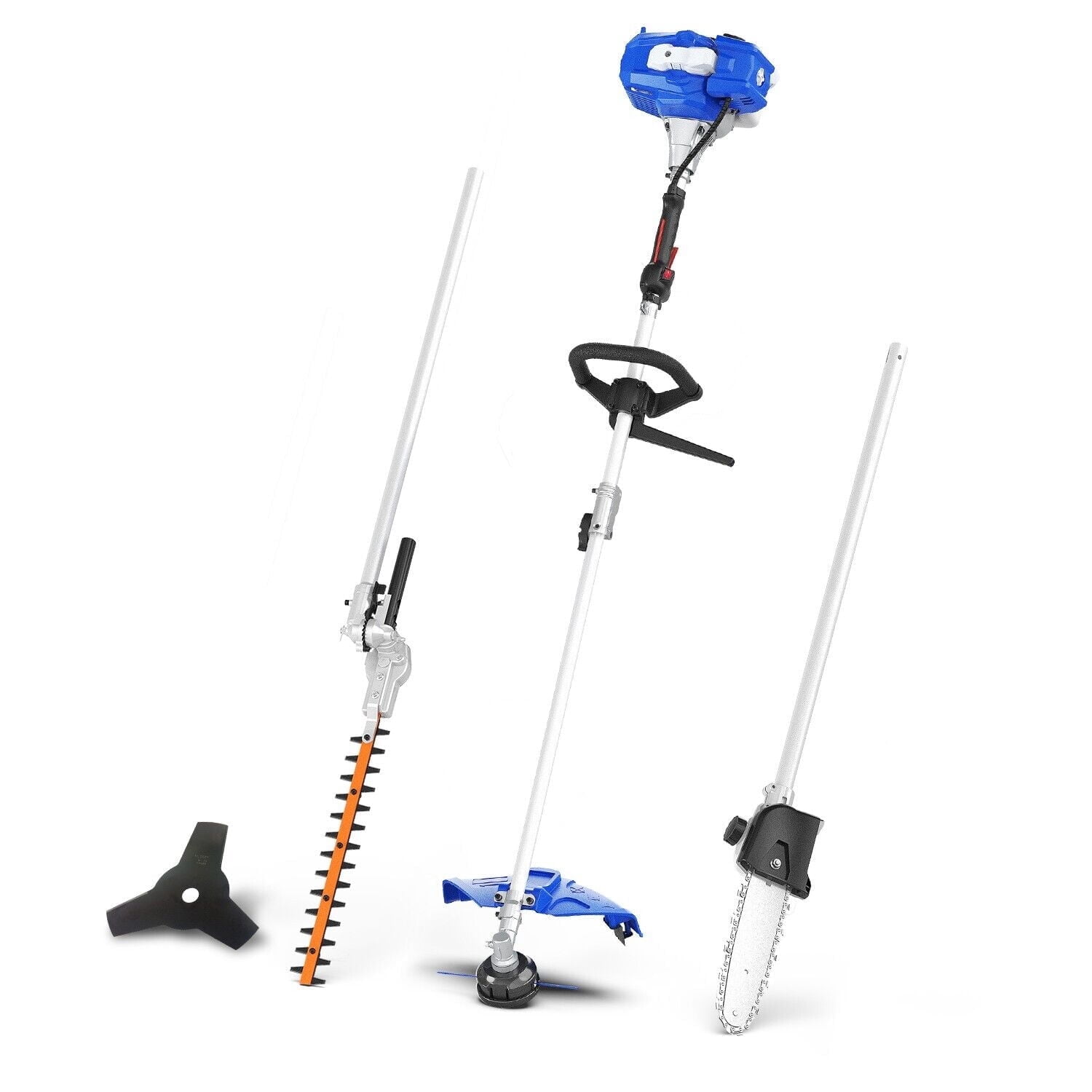 WILD BADGER POWER 26cc Multi -Tool Gas String Trimmer 4 in 1 Garden ...