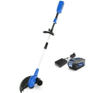"Earthwise 10"" Cordless Electric 20-Volt Grass and Weed Trimmer, Yard ...