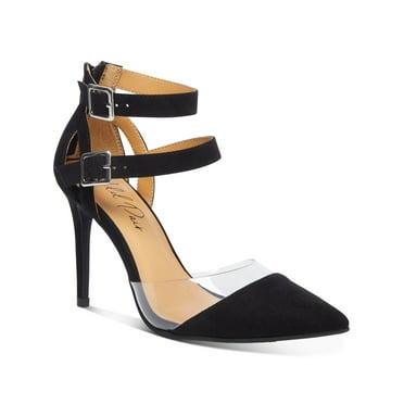 WILD PAIR Womens Mocha Brown Translucent Ankle Strap Padded Dellie ...