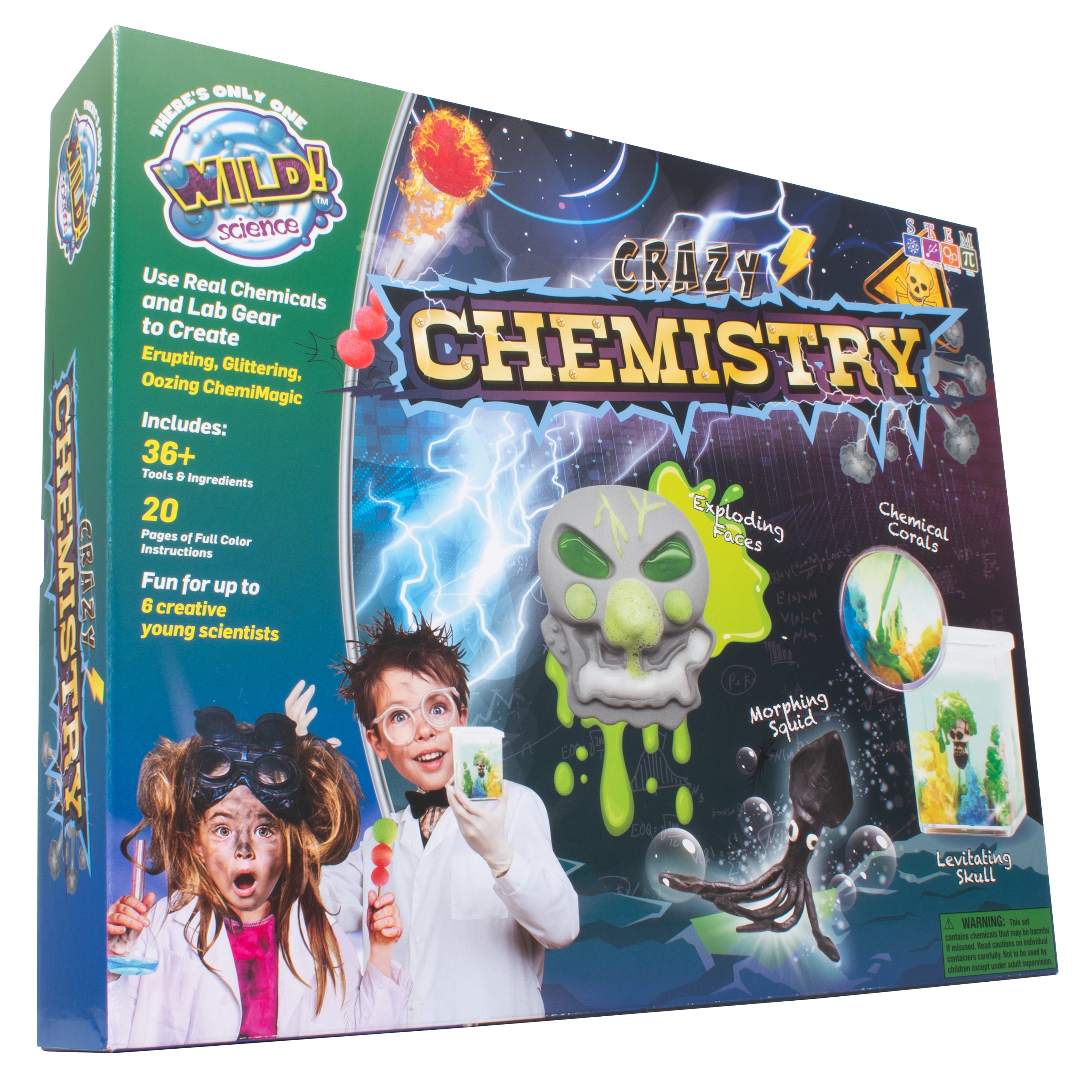 WILD! Science Crazy Chemistry 3-in-1 Disgusting Science Experiment ...