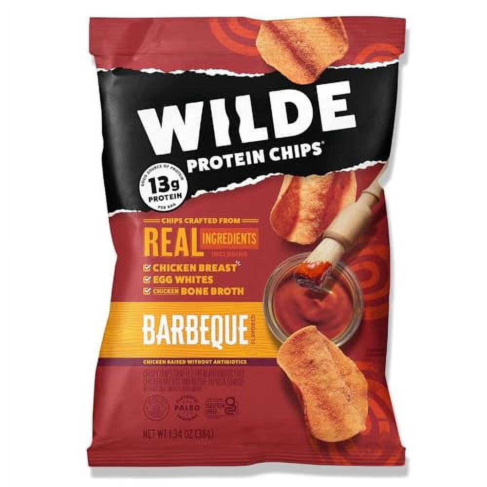 WILDE Barbeque Protein Chips, Thin and Crispy, High Protein, Keto ...