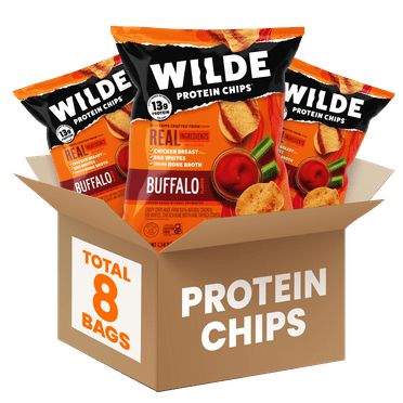WILDE High-Protein Chicken & Waffles Chips, 1.34oz, Pack of 8 - Walmart.com