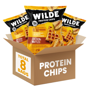 WILDE BBQ Protein Chips, 1.34oz Pack of 8 - High Protein, Low Carb ...